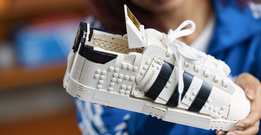 LEGO and Adidas Originals launches brick-built toy Superstar sneaker