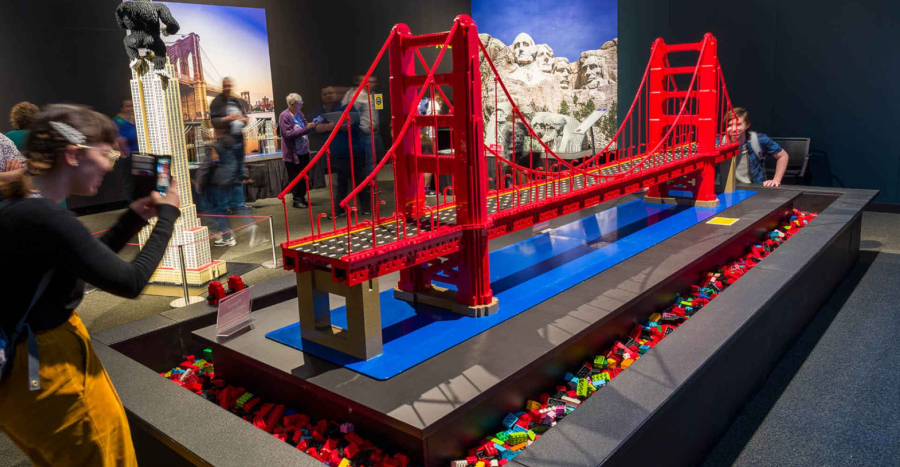 This exhibition lets you see famous landmarks built with Lego - and you ...